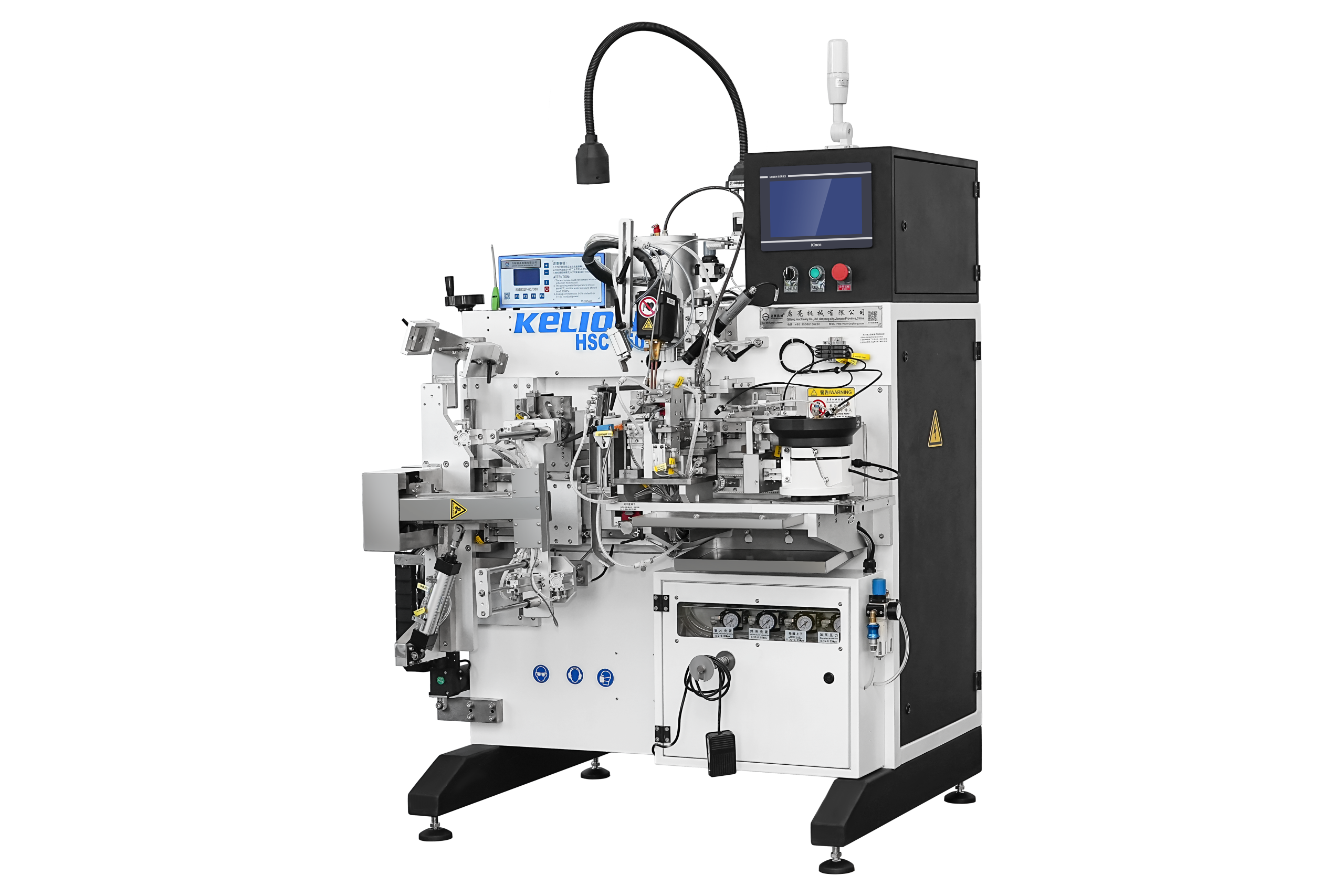 HSC 150E AUTOMAYTIC BRAZING MACHINE WHIT WIRE&STRAP SOLDER(WITH ROBOT ...